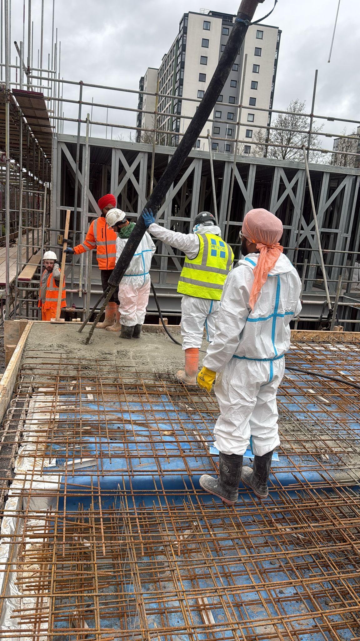 Large Concrete Pour for Manchester Property Group - Sheridan Concrete